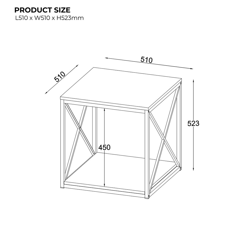 Vintage End Table with Storage | Side Table | Storage Cabinet | Meja ...