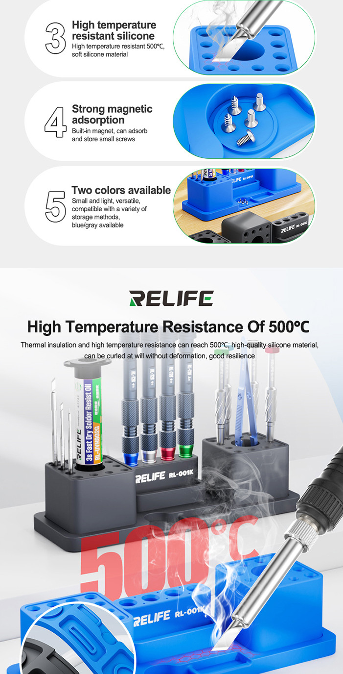 RELIFE RL-001K Multi-purpose Storage Box High Temperature Resistant 500 ...