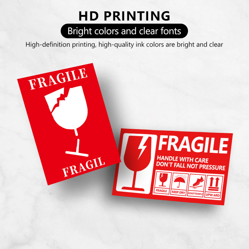 Waterproof Fragile Urgent Sticker Handle With Care Shipping Warning ...