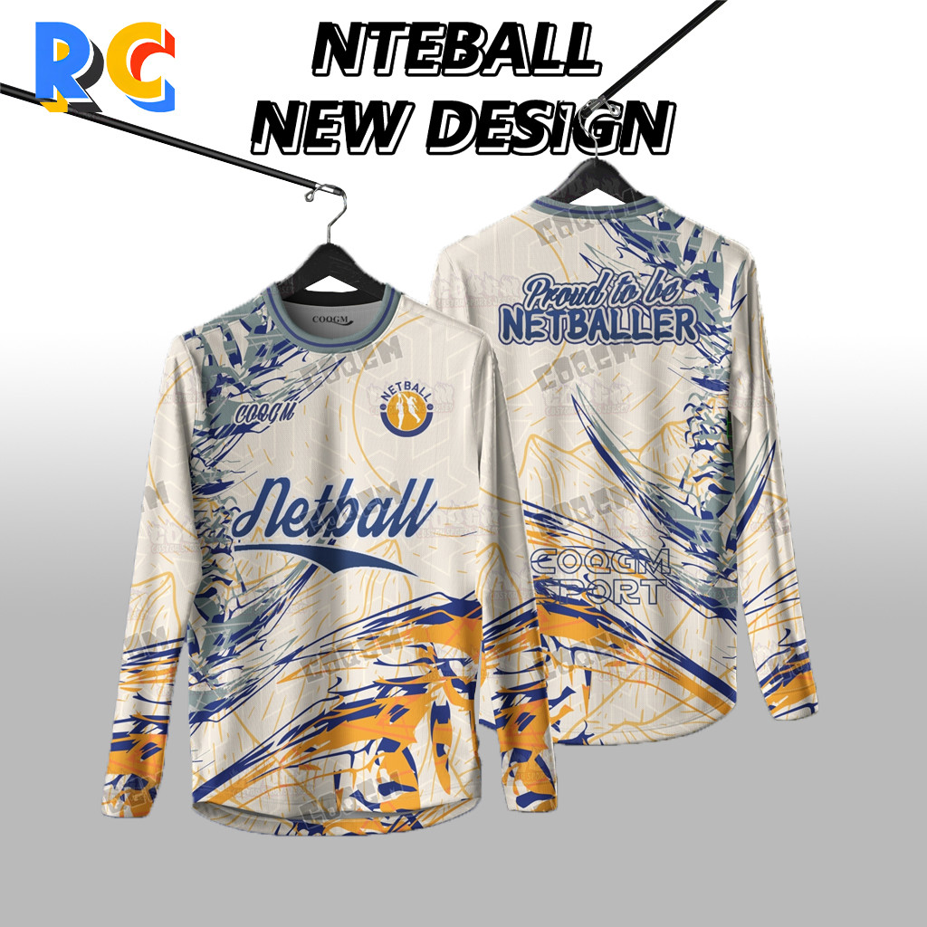 【Ready Stock】Unisex Fresh Design NETBALL Jersey Long sleeves and short ...