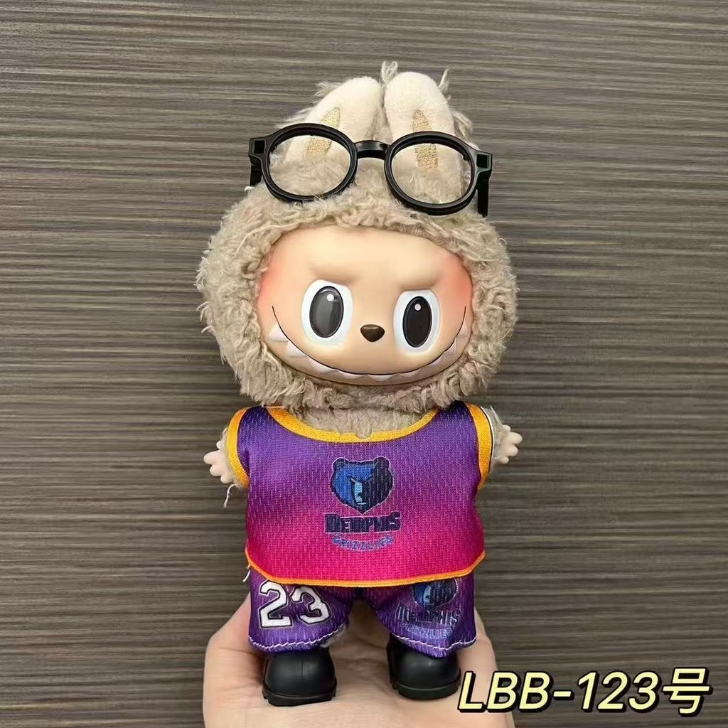 v1 v2 v3 labubu doll clothes 17cm labubu blind box doll uniform dress ...