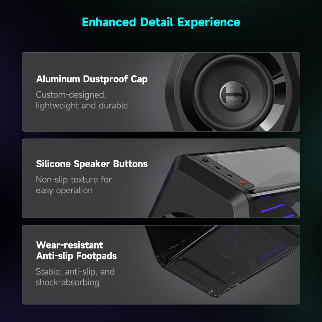 [Powerful Gaming Speaker] Edifier HECATE G2000 PRO 7.1 Surround Sound ...