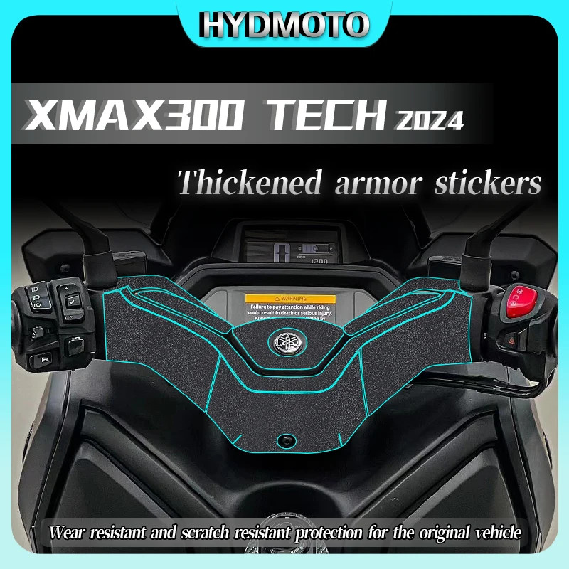 For Yamaha XMAX300 TECH 2024 motorcycle thickened armor stickers anti ...