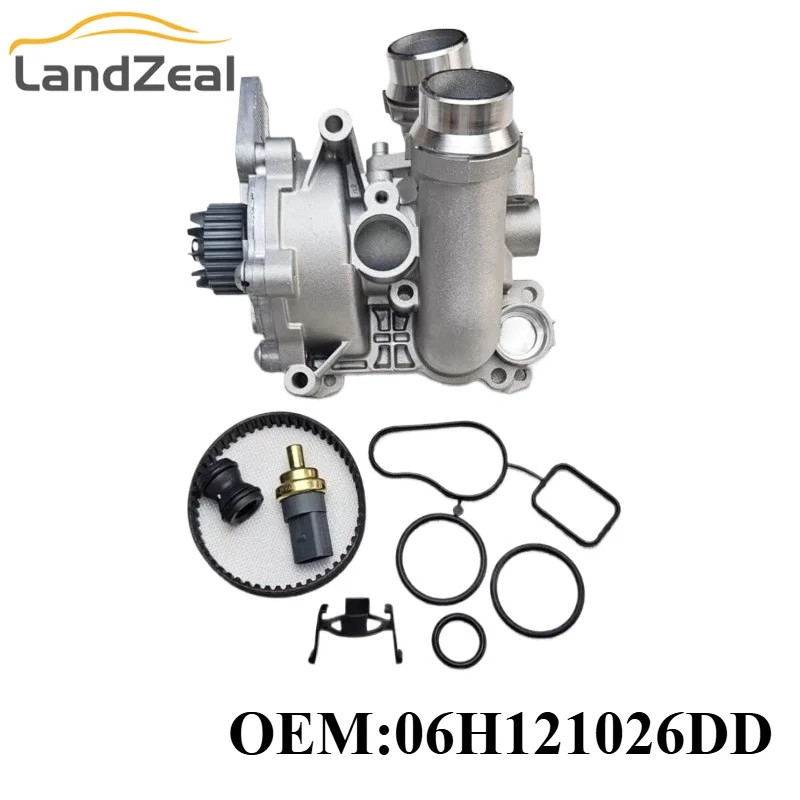 OEM 06H121026DD Aluminum Alloy Water Pump For Audi A4 A3 A5 A6 TT VW ...