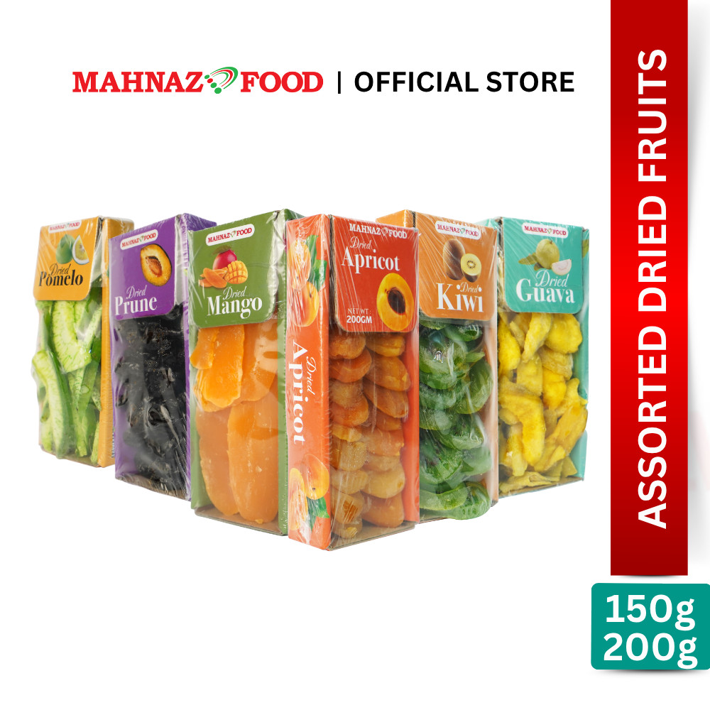 Mahnaz Food Premium Assorted Tangy Sweet Soft Dried Fruits 150g 170g ...