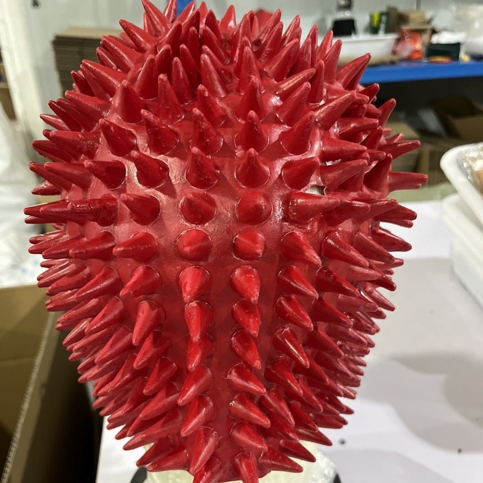 Durian Fruit Latex Mask - Full Face Novelty Headgear for Cosplay and ...