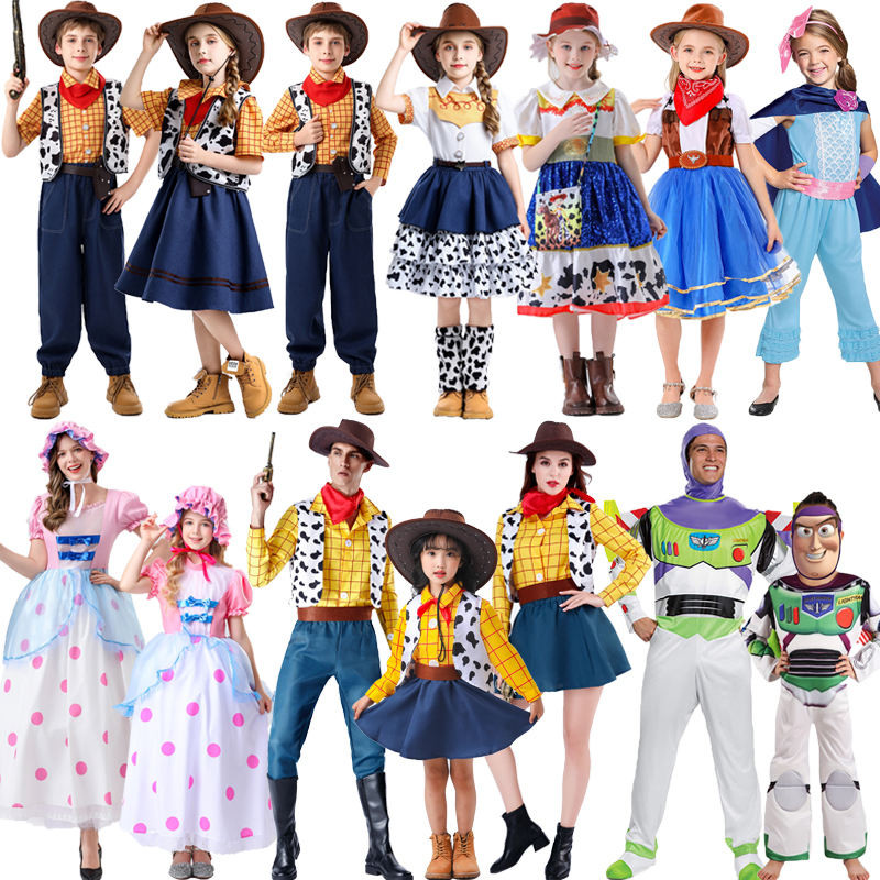 Performance cosplay Activity Toy Story Clothes Woody cos Triss Buzz ...