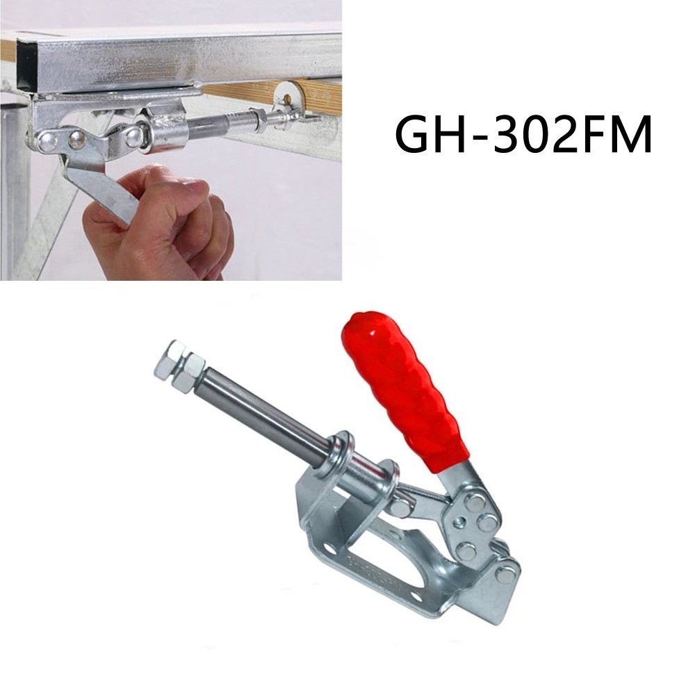 Plastic Handle Push Pull 136Kg Holding Capacity Toggle Clamp GH-302-FM | Shopee Malaysia