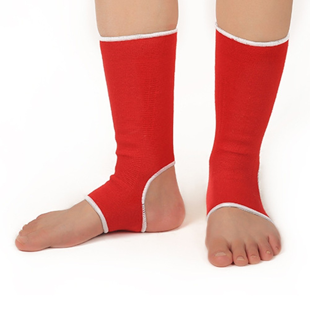 【Waysle】Muay Thai Boxing Ankle Wraps MMA Ankle Support Foot Sleeve for ...