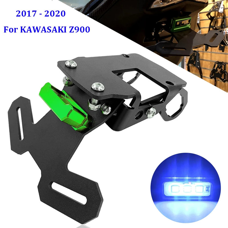 Z900 Aluminum License Plate Holder Tail Tidy Fender Eliminator ...