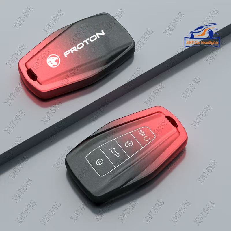 4 Buttons Proton X50/X90/S70 Key Cover Volcanic Red Gradient Color TPU ...