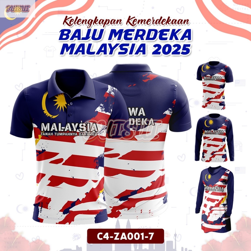 READY DESIGN(68) BAJU SUBLIMATION MERDEKA 2025 - KAIN MICROFIBER ...