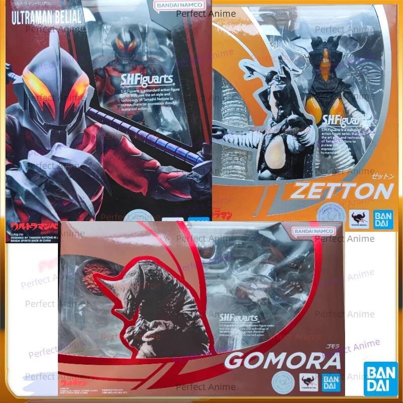 Bandai Shf Ultraman Belial Dark Form Original Zero Zeton Gomora Action ...