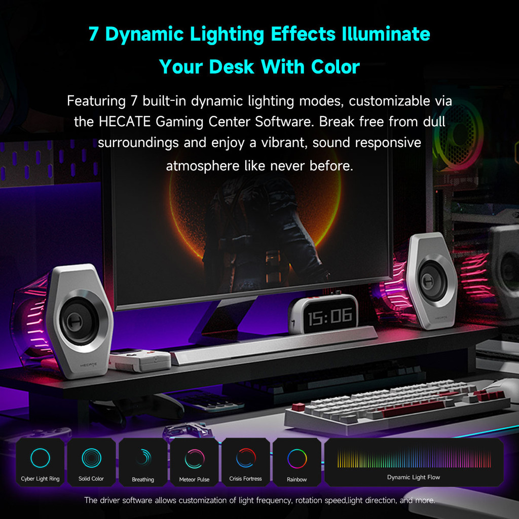 [Powerful Gaming Speaker] Edifier HECATE G2000 PRO 7.1 Surround Sound ...