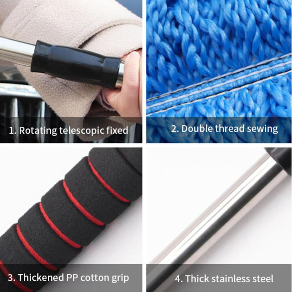 Car Duster | Scratch Free Car Cleaning Set Retractable Car Dust ...
