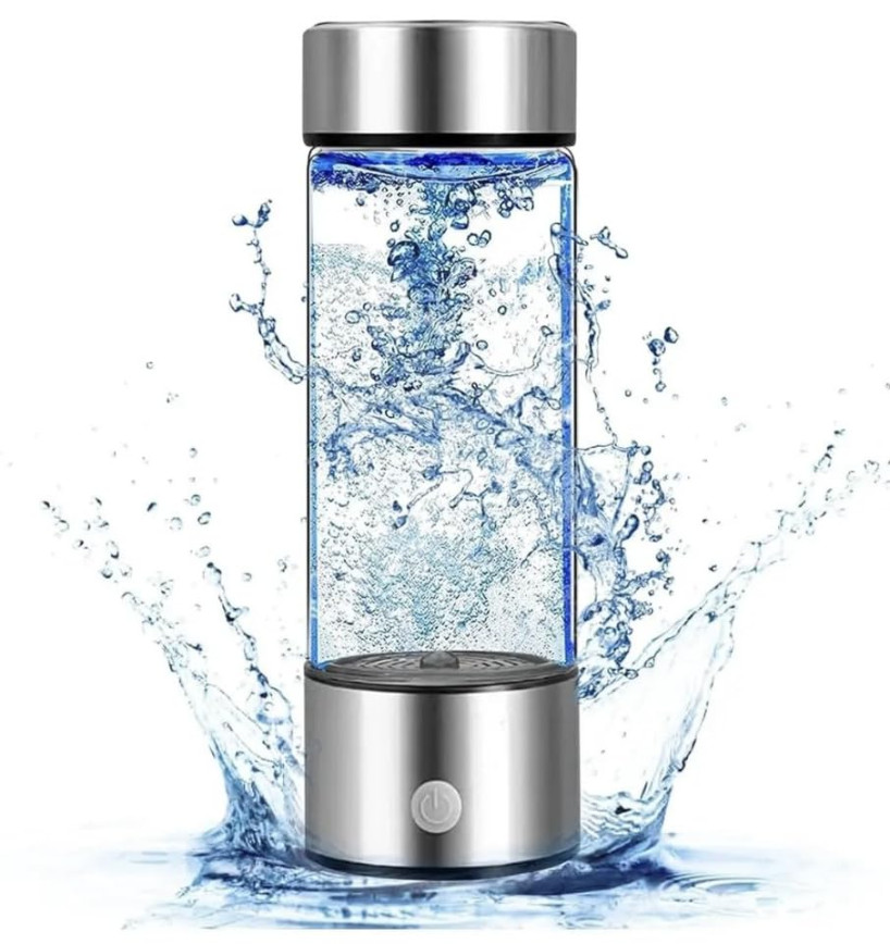 420ML Hydrogen Rich Water Bottle 3Min Quick Electrolysis Portable H2O Super Antioxidants ...