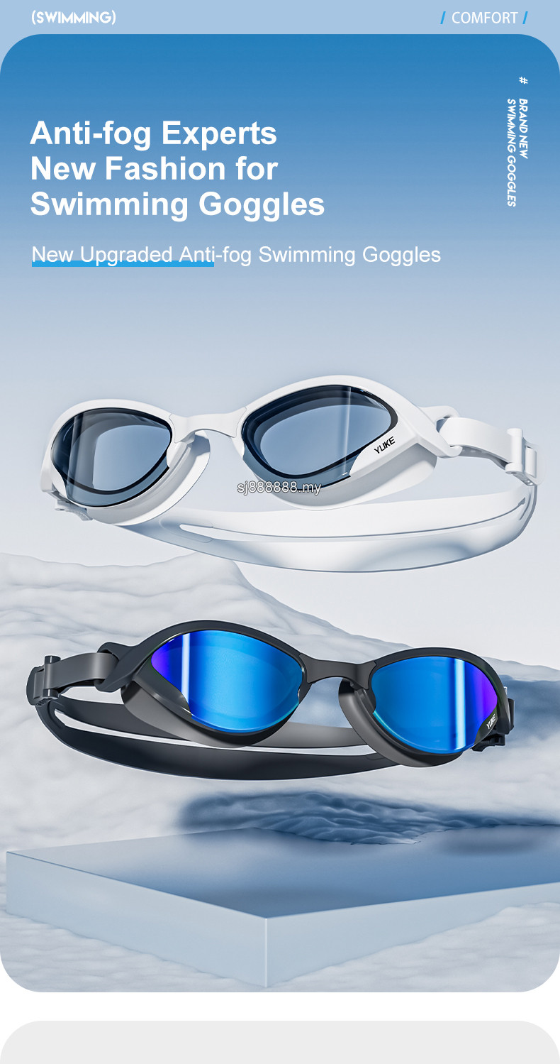 Goggle Swimming Adult 2025 New Waterproof Anti Fog Women Man Pool Sport ...