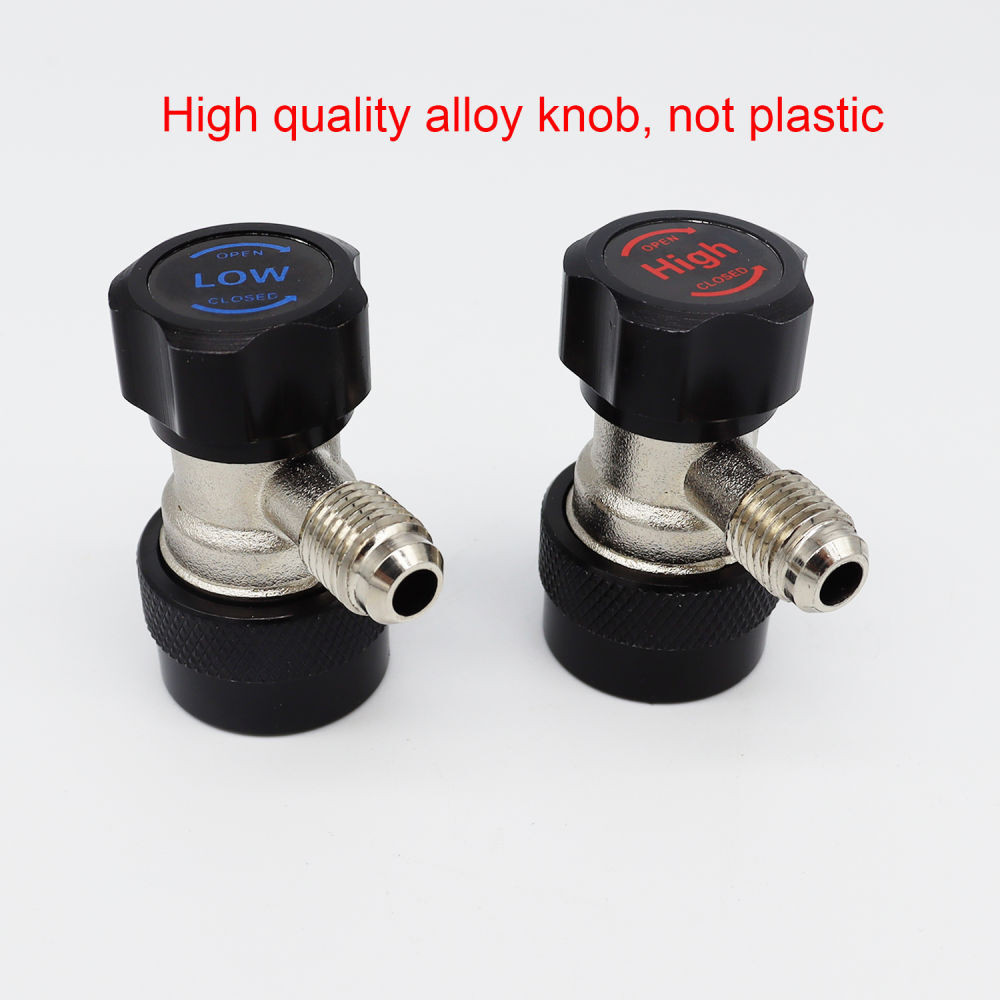 R134A NEW A/C AC Compressor R-134A Manual Quick Coupler Adapter Air ...