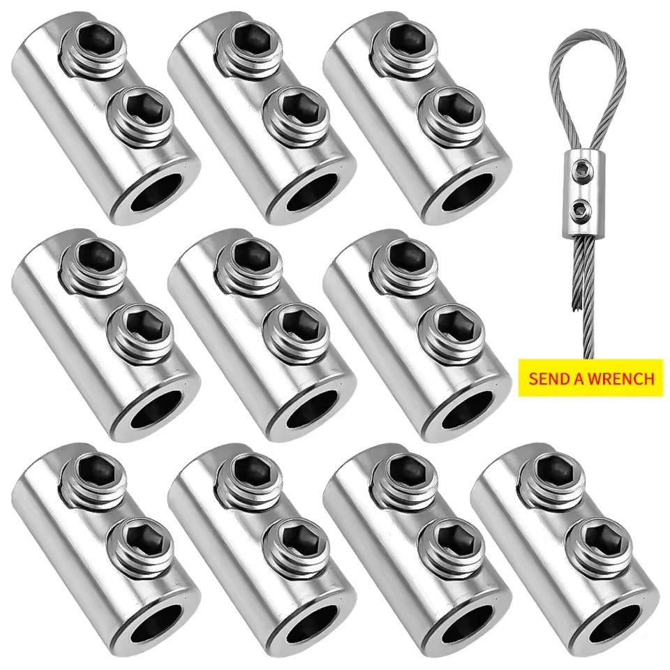 Compact Sturdy Steel Wire Rope Fastening Clip - Waterproof Industrial ...