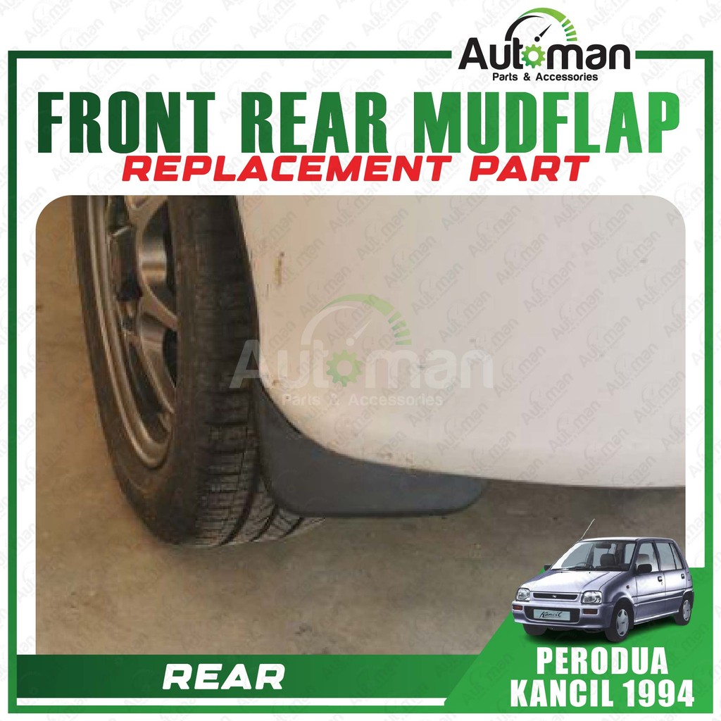 Perodua Kancil 1994 - 1996 Mudflap Soft Rubber Mud Guard Fender Splash ...
