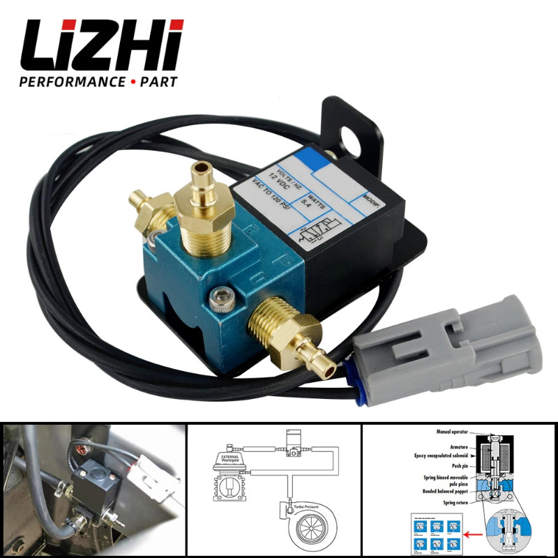 LIZHI - Electronic Turbo Boost Control Solenoid Valve With Plug For 07 ...