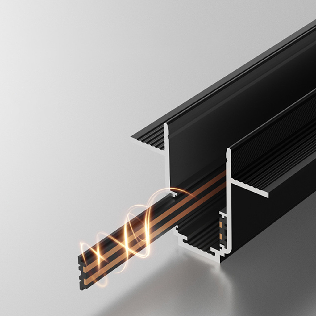 LED Magnetic Track Light Magnet Pendant Lamp Grille Folding Flood Spot ...