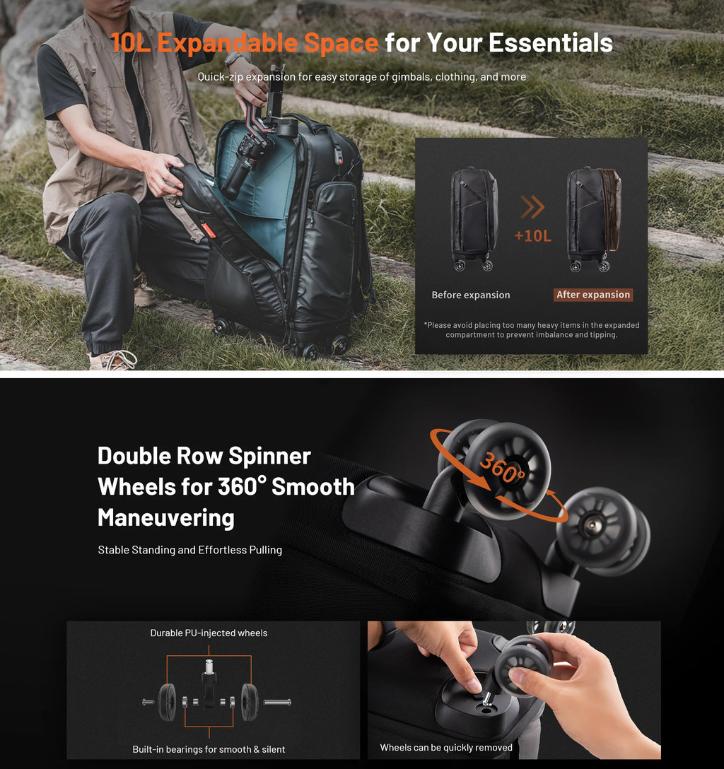 PGYTECH Roller Camera Backpack (P-CB-180) | Shopee Malaysia