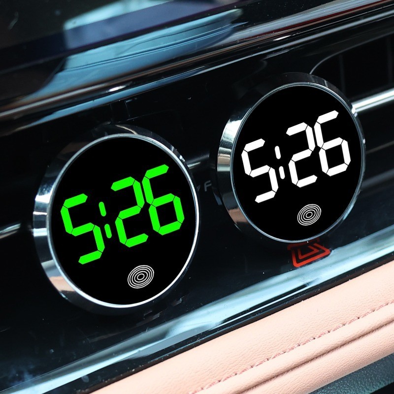 Car Dashboard Digital Clock - Touch-Activated Luminous Clocks ...