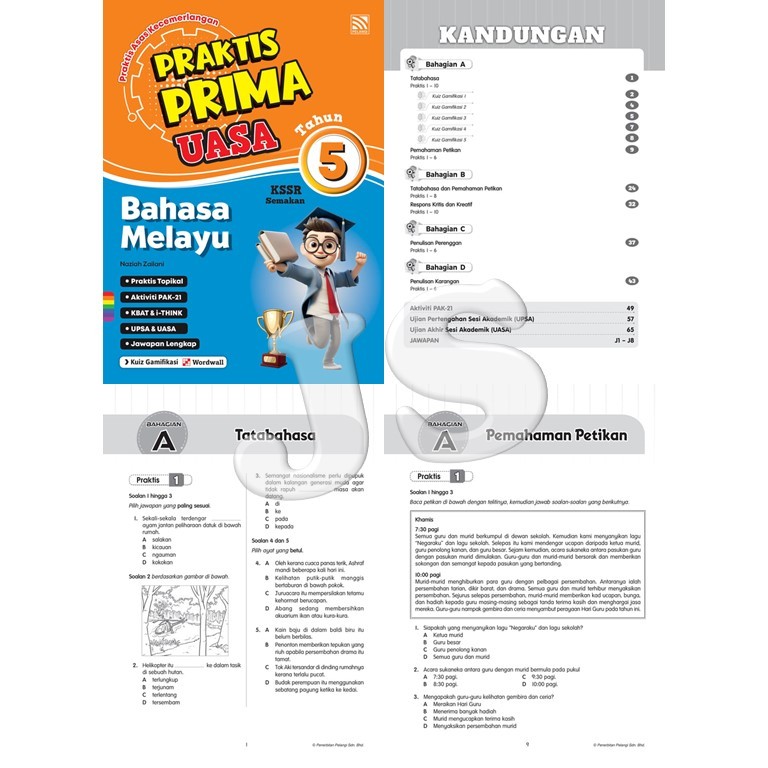 (SI)PRAKTIS PRIMA UASA TAHUN 5 KSSR SEMAKAN 2025 | PRAKTIS ASAS ...