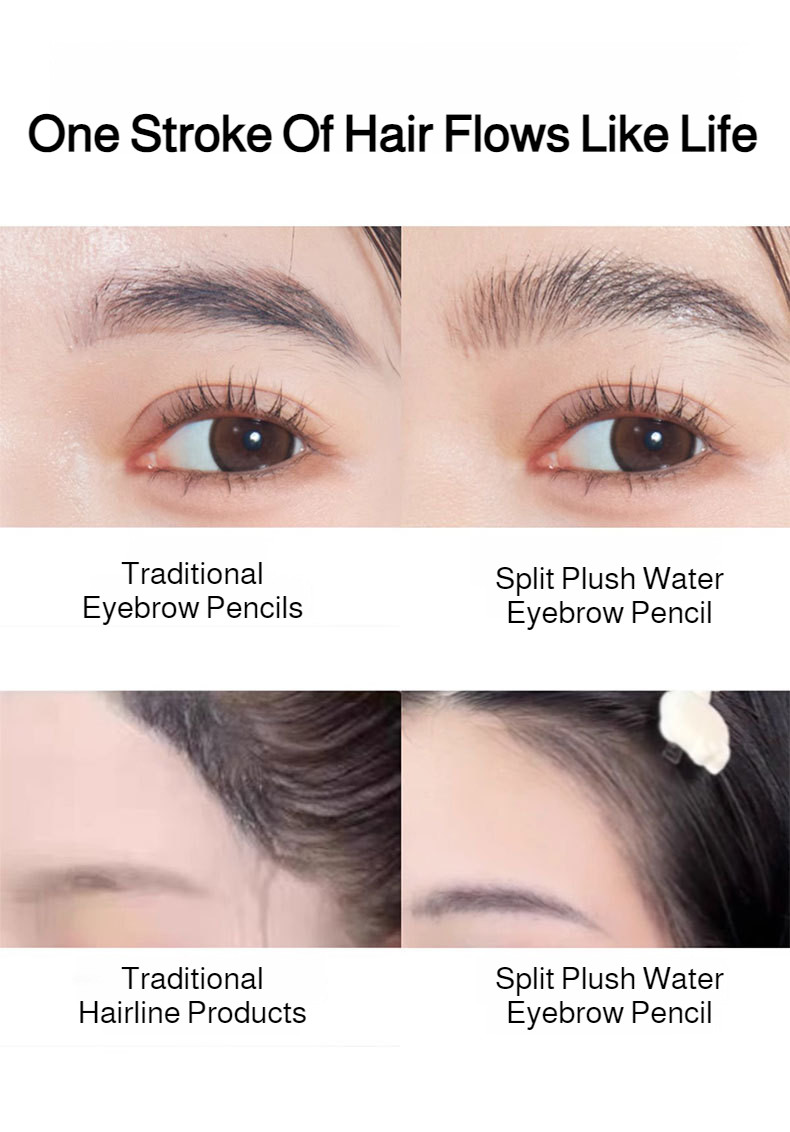 💦Hot Sell 💦Natural Hair Flu Eyebrow Powder Eyebrow Paste Lasting Soft ...