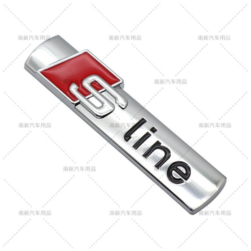 Large SLINE Side Emblem Sticker Suitable for Audi A4L/A6L/Q5/Q7 ...