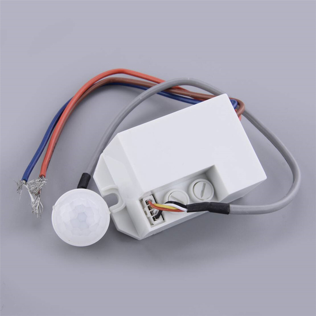 Indoor Outdoor Ceiling Cupboard Mini PIR Motion Detector Built-in Flush ...