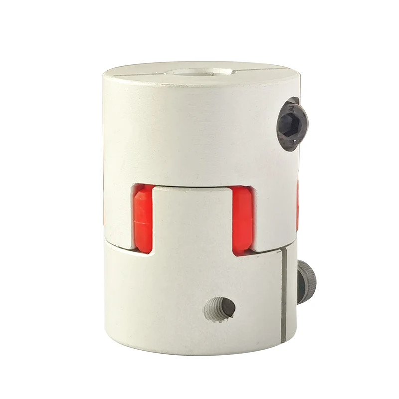 D30L42 Three-Jaw Shaft Coupler Aluminium Motor Flexible Shaft Coupling ...