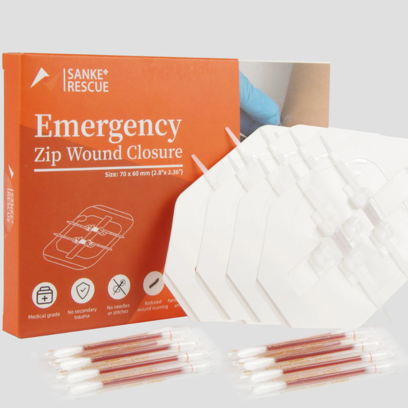 Zipper Band-aid Painless Wound Closure Device Suture-free Wound ...