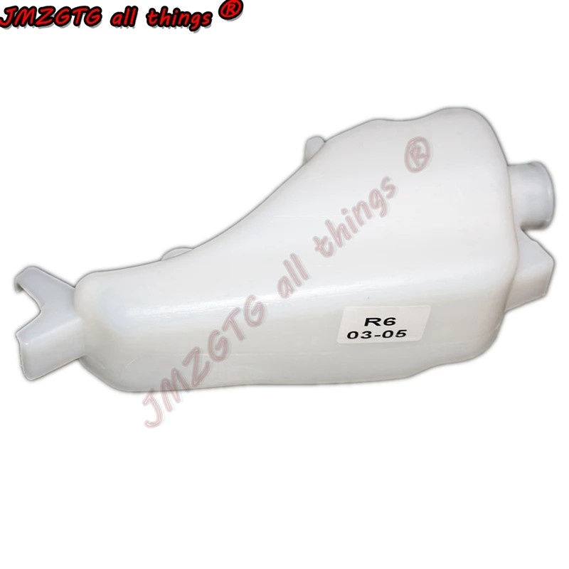 For YAMAHA R6 2003 2004 2005 Radiator Tank Motorcycle Coolant Over Flow ...