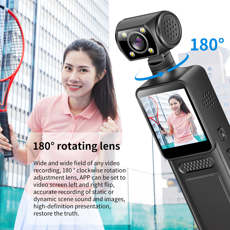 4K Action Camera Convenient Handheld Camera Full Color Night Vision ...