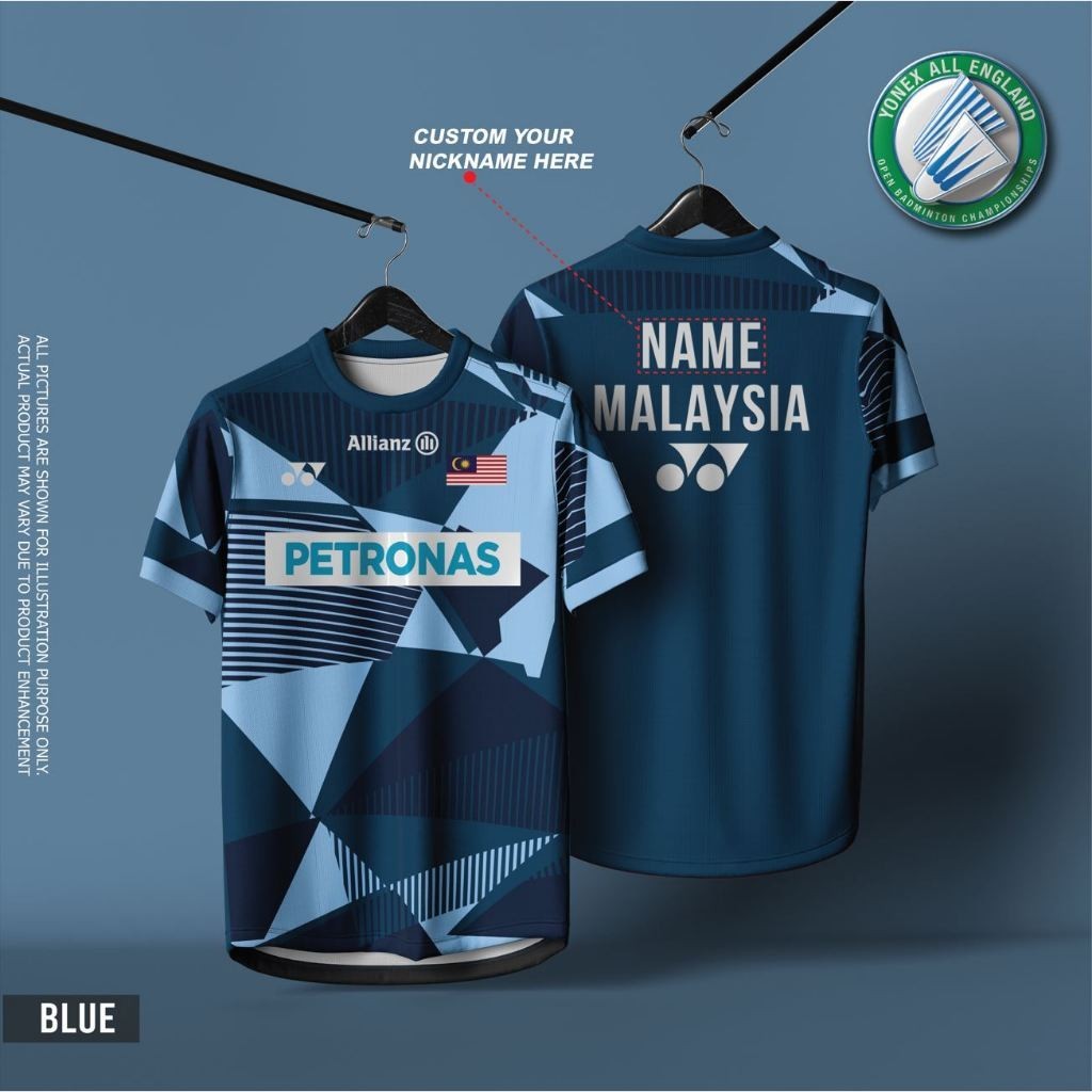 MALAYSIA BADMINTON JERSEY (ALL ENGLAND 2025), JERSI BADMINTON MALAYSIA ...