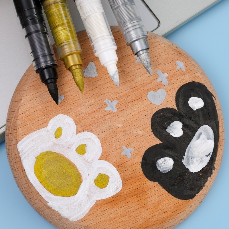 3Pcs Direct-liquid Acrylic Marker Pen - Wood Canvas Making Drawing ...