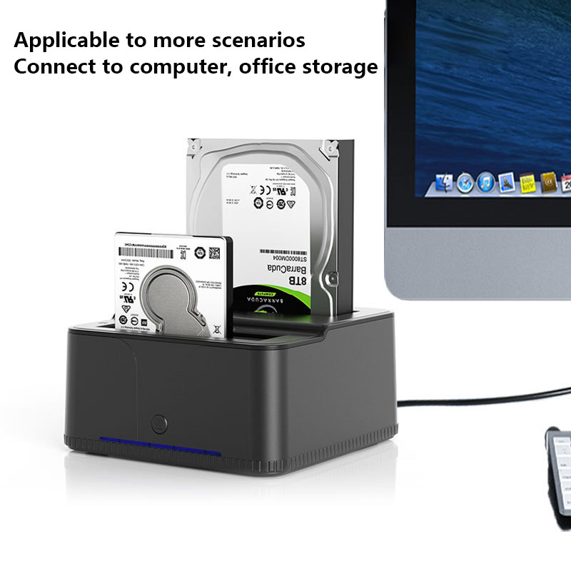 HDD Docking Station SATA to USB 3.0 Adapter for 2.5 3.5 SSD Disk Case ...