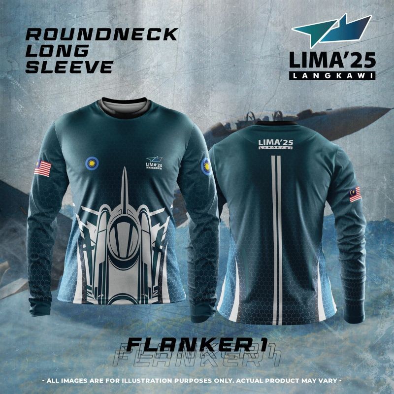 BAJU LIMA LANGKAWI 2025 FLANKER SUBLIMATION REDAY STOCK | Shopee Malaysia