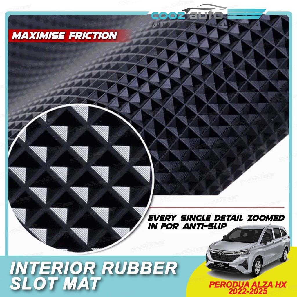Perodua Alza AV Alza H X Alza New 2022 - 2025 Interior Rubber Slot Mat ...