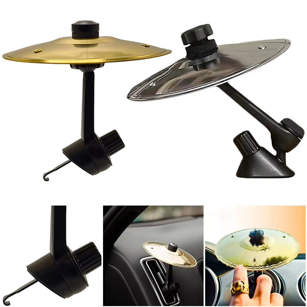 [Local Stock] Creative Car Crash Cymbal Air Vent Mini Drum Car Drum ...