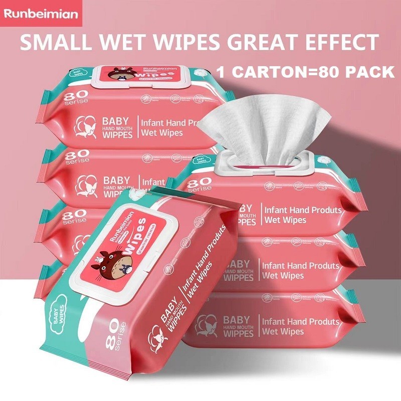 🍁READY STOCK🍁Packs Wet Tissue Baby 30/80 Tisu Basah Non Alcohol Baby ...