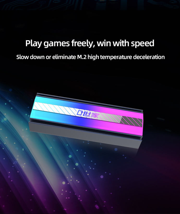 TEUCER M.2 SSD NVME Heatsink 2280 Solid State Disk Drive Radiator ...