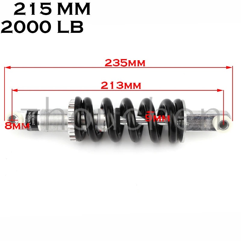 215MM rear suspension shock for 47cc 49CC super Minimoto ATV electric scooter mini Pocket Bike ...
