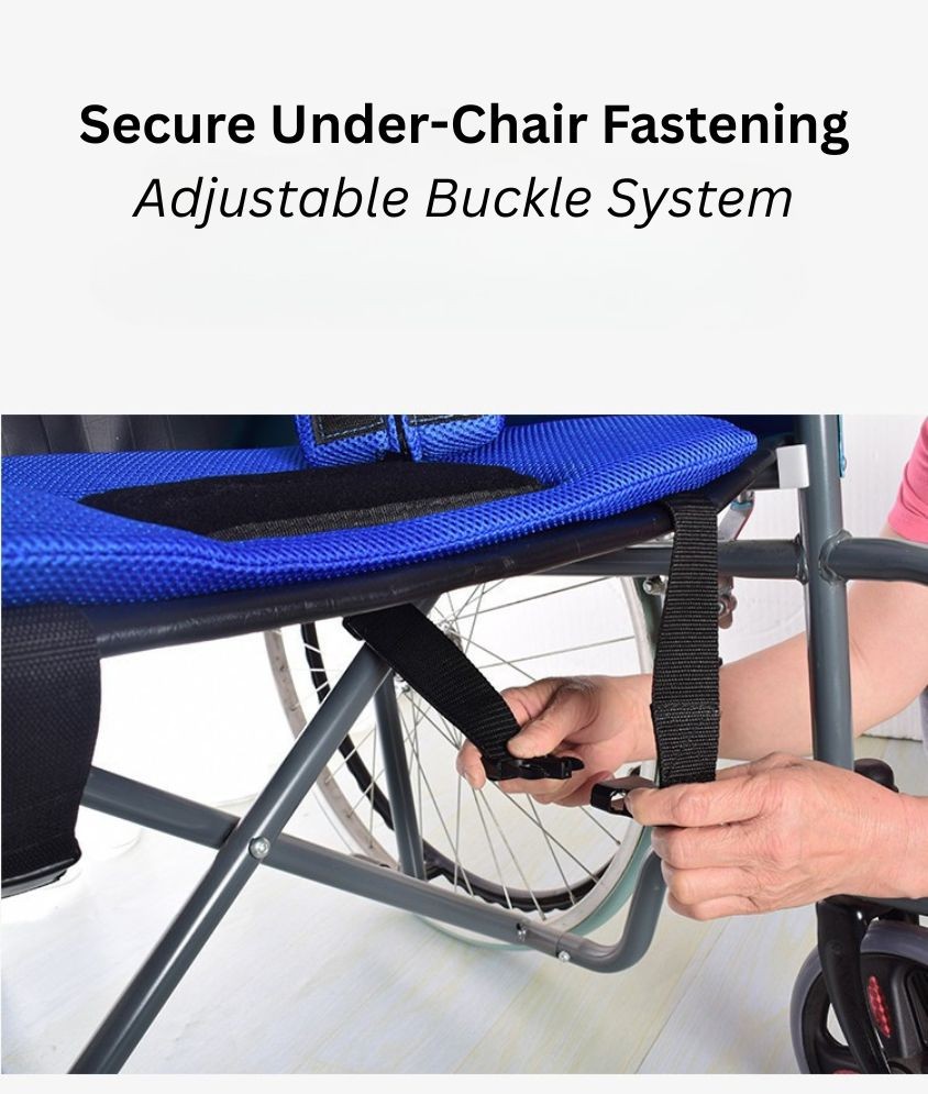 Wheelchair Safety Belt Restraint Support Cushion Strap for Elderly Fall ...