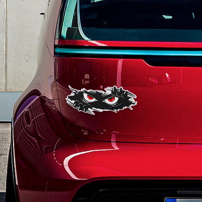Self-Adhesive Simulation Devil's Eye Automobile Sticker Waterproof ...