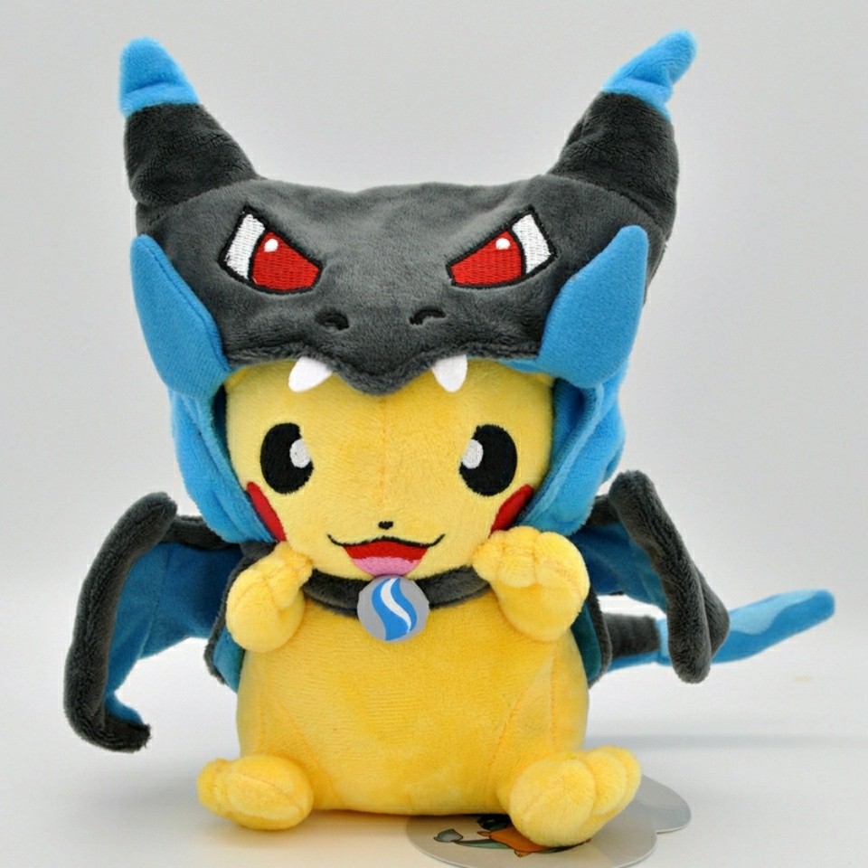 Pikachu Plush Toy Pokemon Magic Pokemon Smile Angry cos Charizard ...
