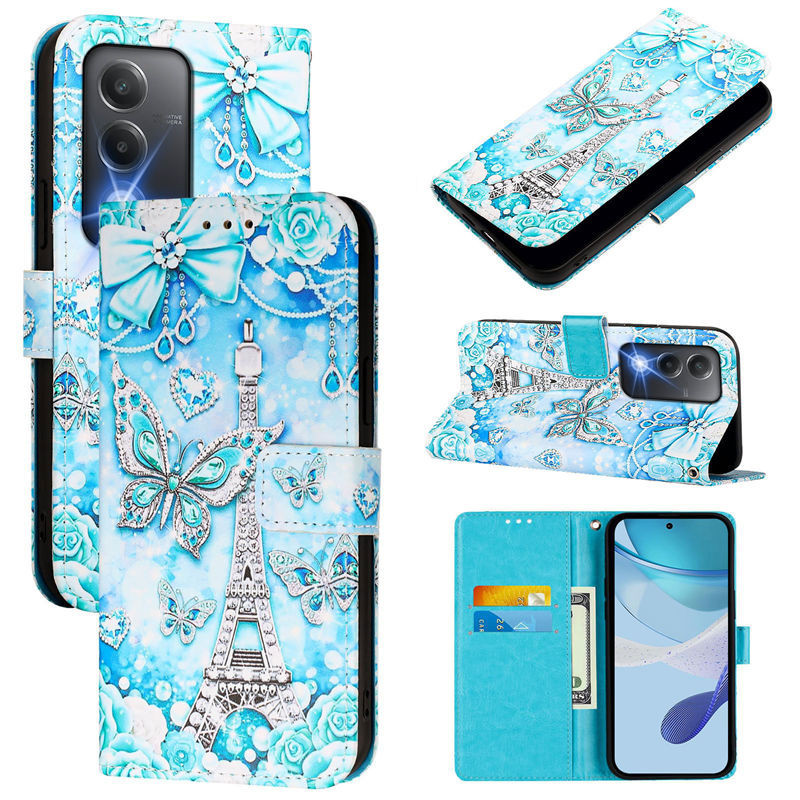 Casing For OPPO A3 Pro 5G CPH2665 Case Fashion Painted Flip Phone Case ...
