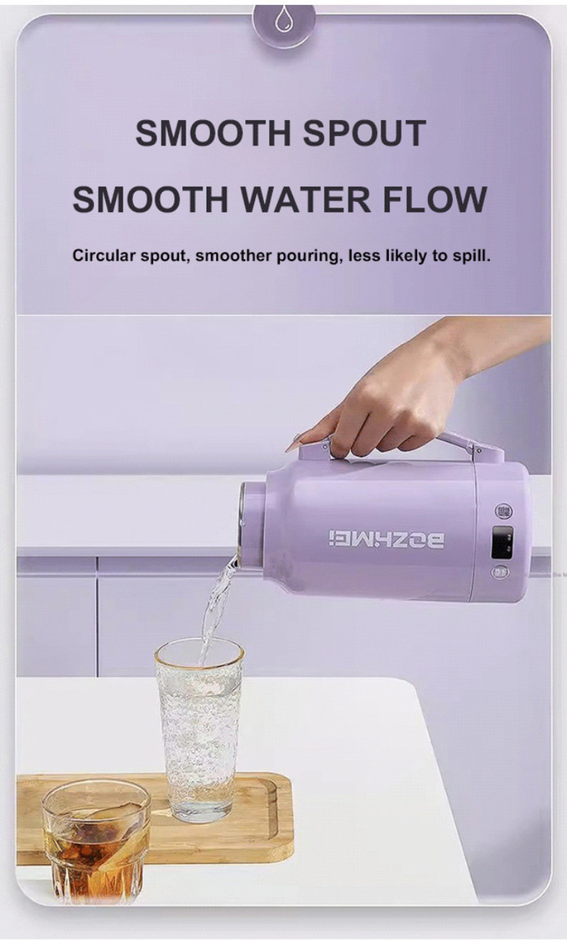 1000ml Portable Heating Water Insulated Cup 7 Levels of Temperature ...